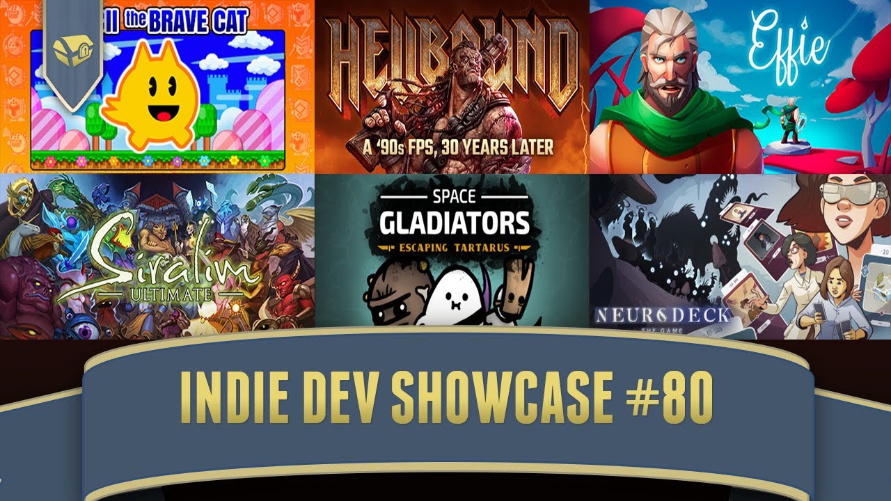 Indie Showcase #80 | Ascii the Brave Cat, Hellbound, Effie, Siralim ...