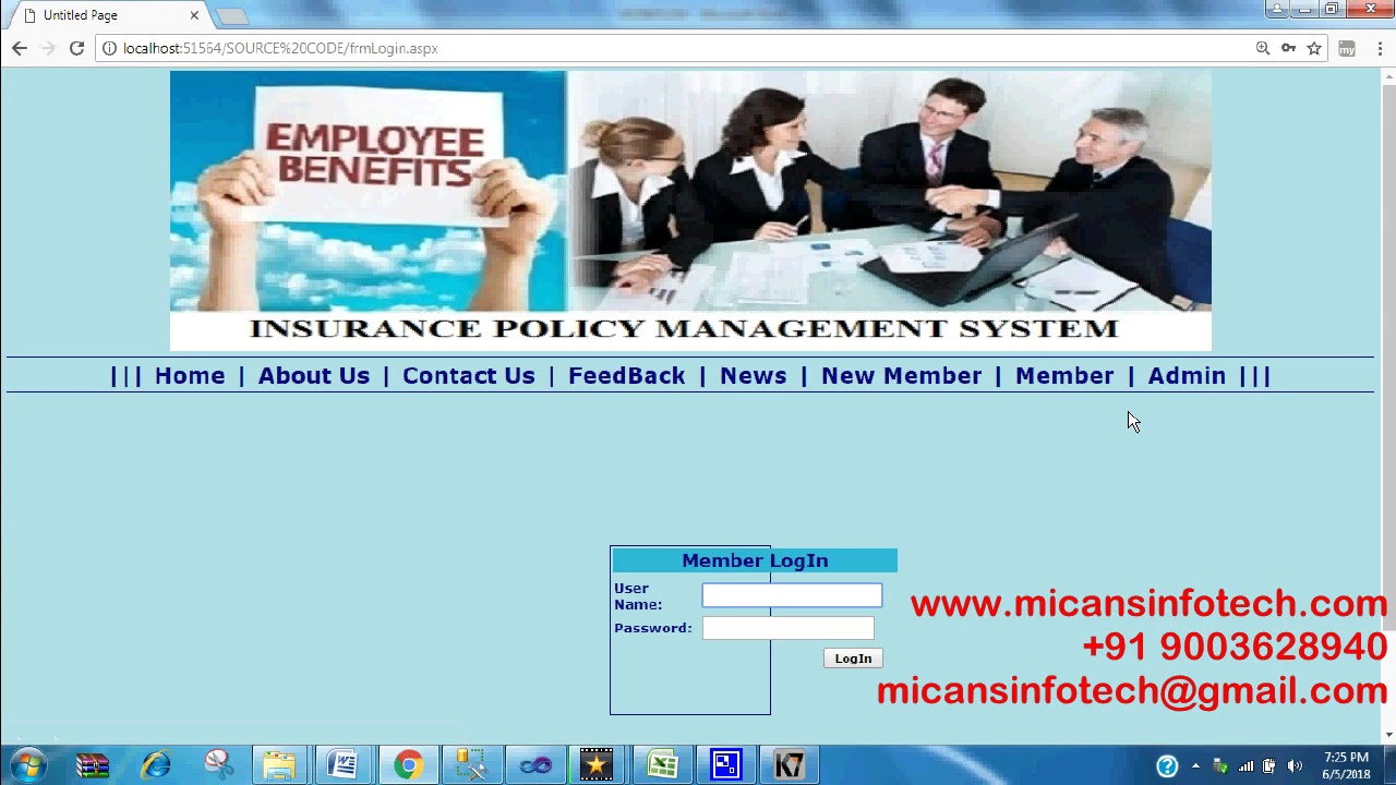 INSURANCE POLICY MANAGEMENT SYSTEM - YouTube