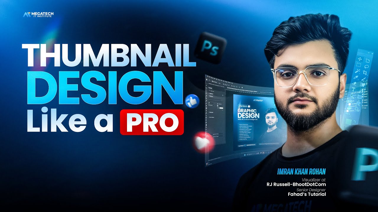 Photoshop Thumbnail Design Tutorial | Eye-Catching YouTube Thumbnail ...