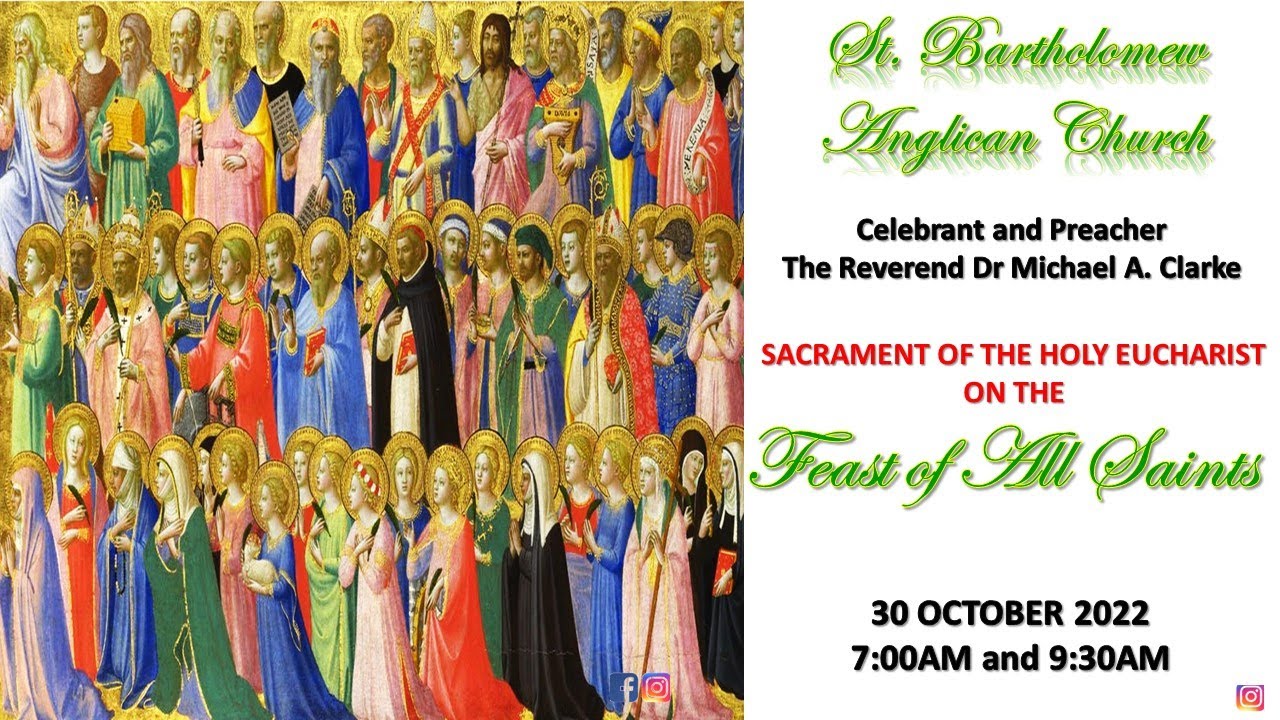 Sunday 30 October 2022 - Feast of all Saints (21st Sunday after ...