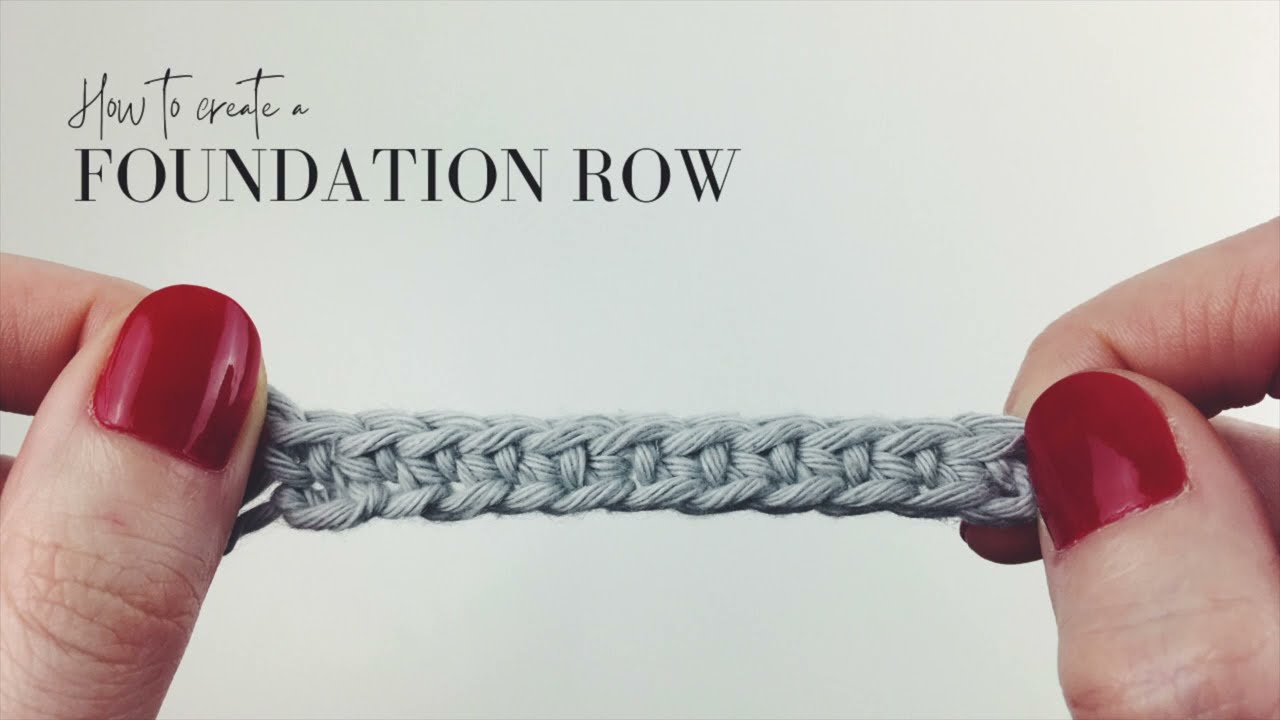 How to: Foundation Row - YouTube