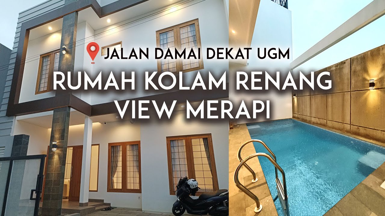 KOLAM RENANG PRIBADI.. RUMAH MEWAH DI JALAN DAMAI JAKAL KM 8 VIEW ...
