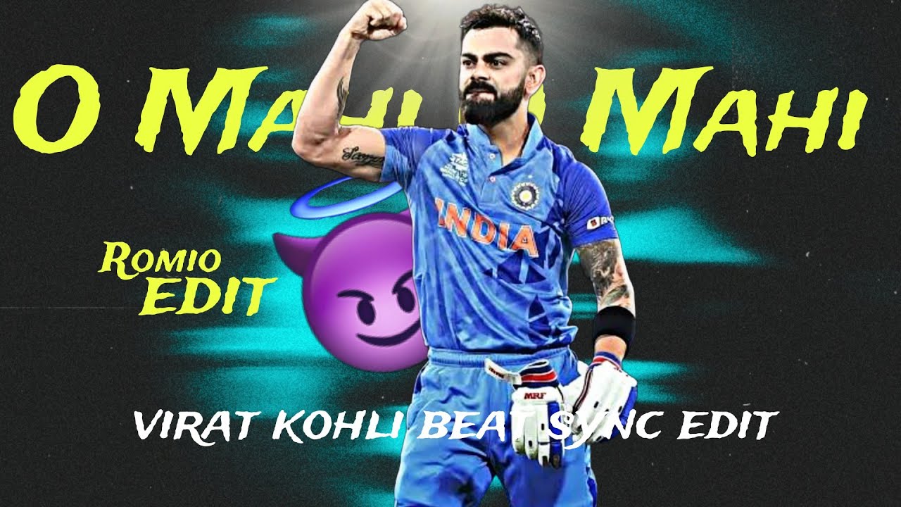 virat kohli beat sync edit ♥️🏏#romio_edit.beautiful - YouTube