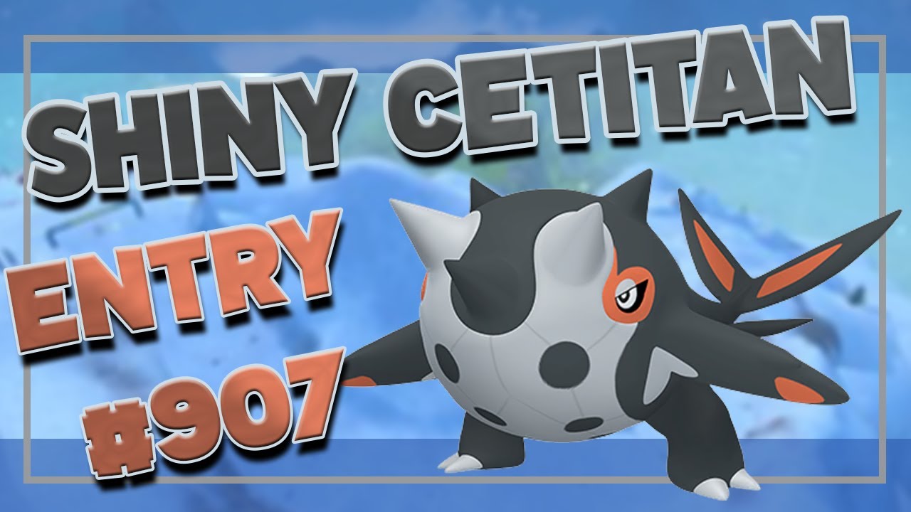 Shiny Cetoddle/Cetitan from SV Outbreaks! Shiny Living Dex #908! - YouTube