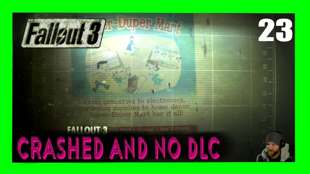 Fallout 3 Max Difficulty Crashed and no dlc 23 - YouTube