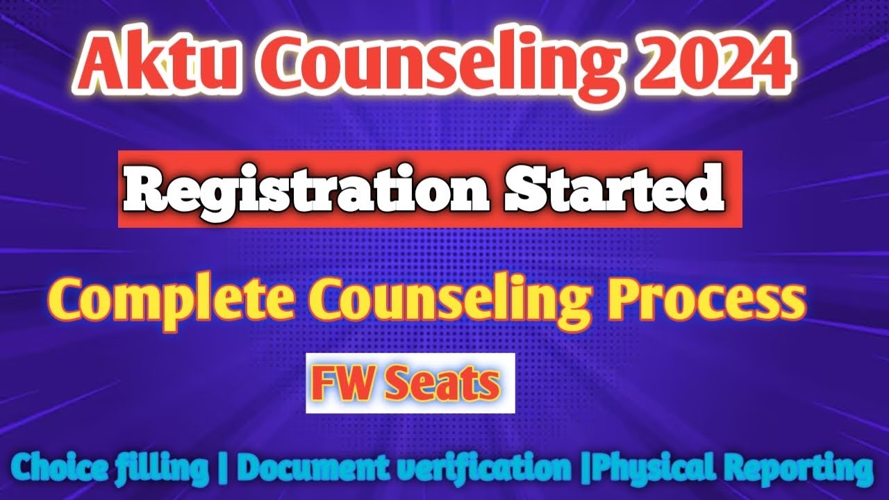 Aktu Registration Started 2024 Choice Filling Document aktu-registration-started-2024-choice-filling-document