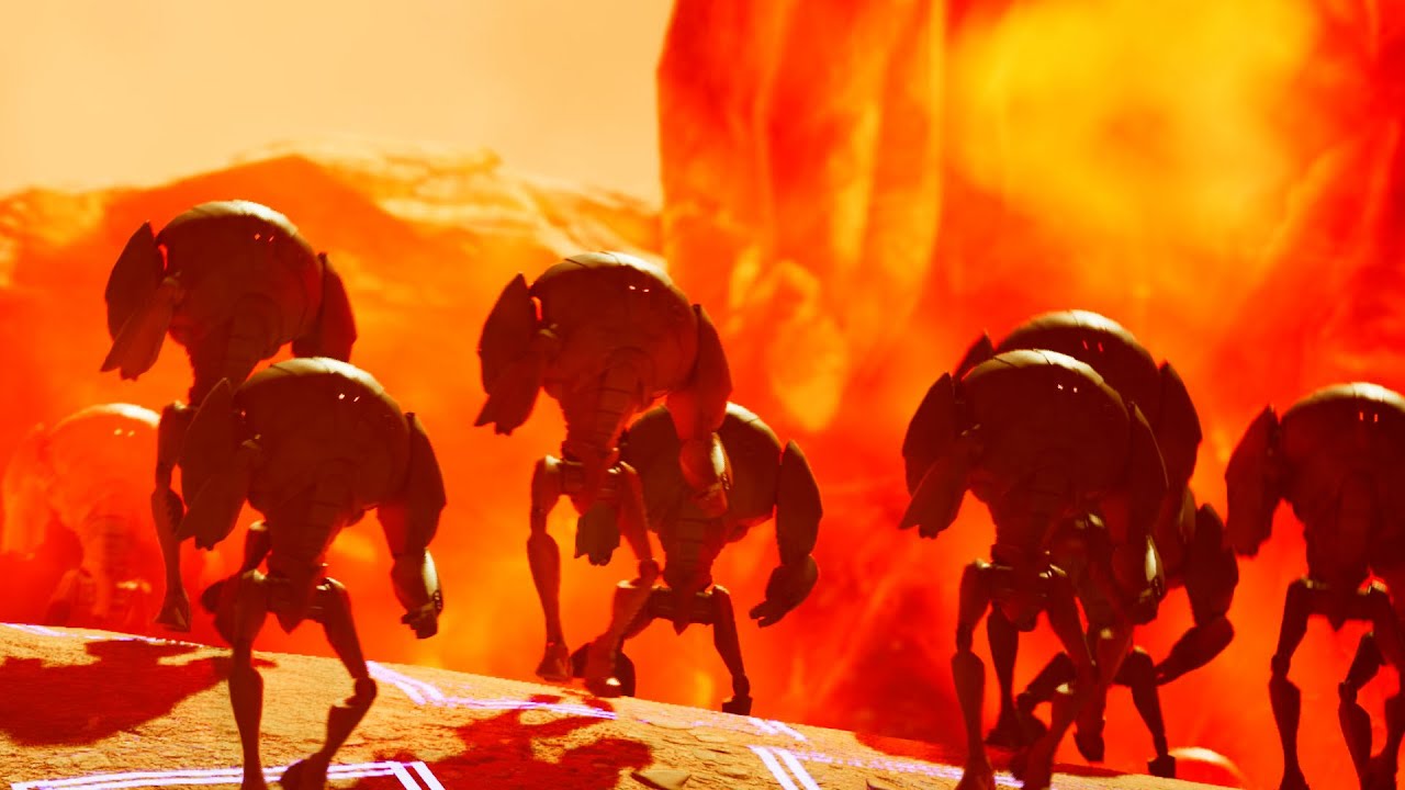 B2 Super Battle Droid | Animation Gameplay Showcase | Star Wars ...