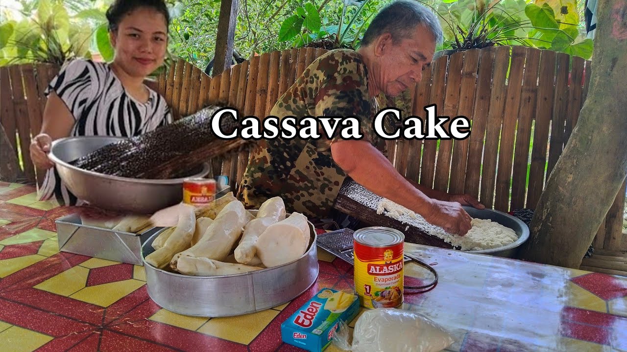 Grating Cassava | The First Step To A Delicious Cassava Cake - YouTube