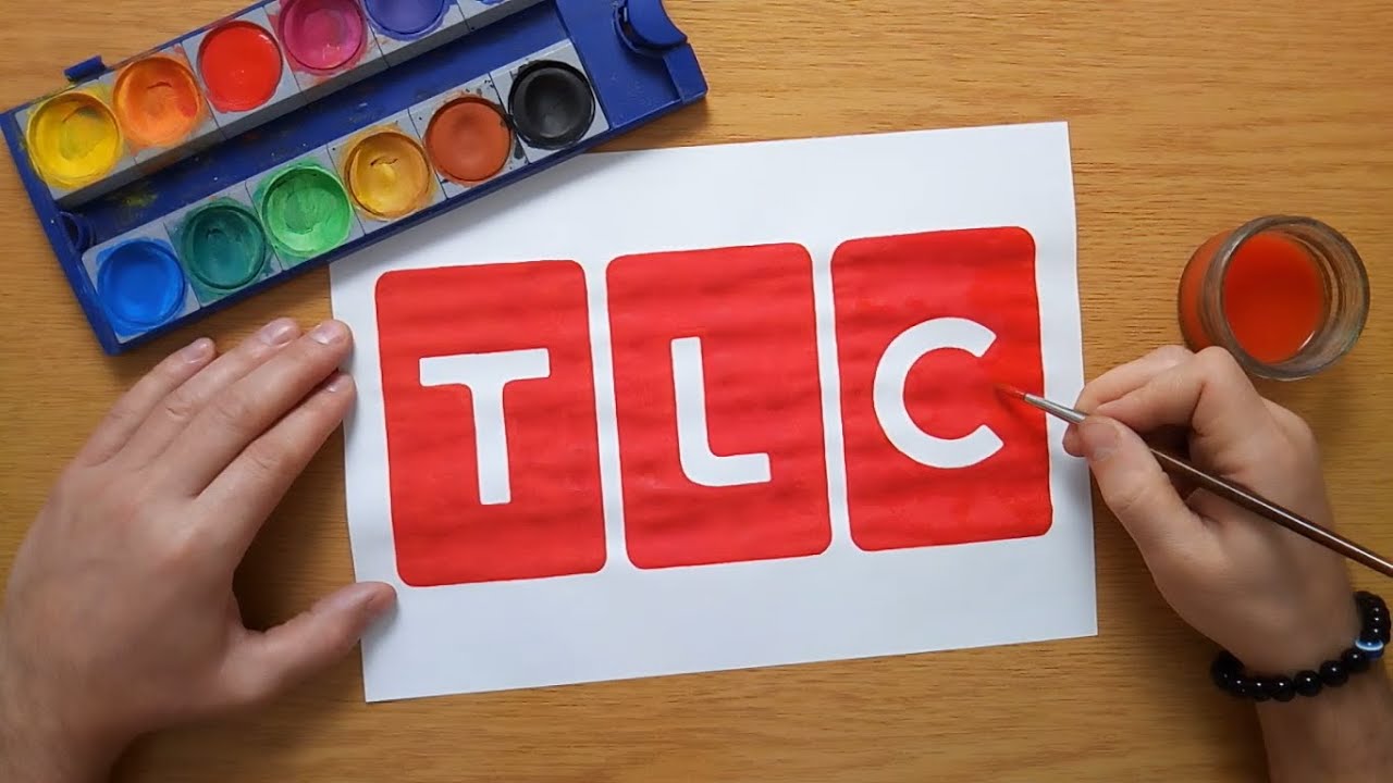 How to draw the TLC logo - YouTube