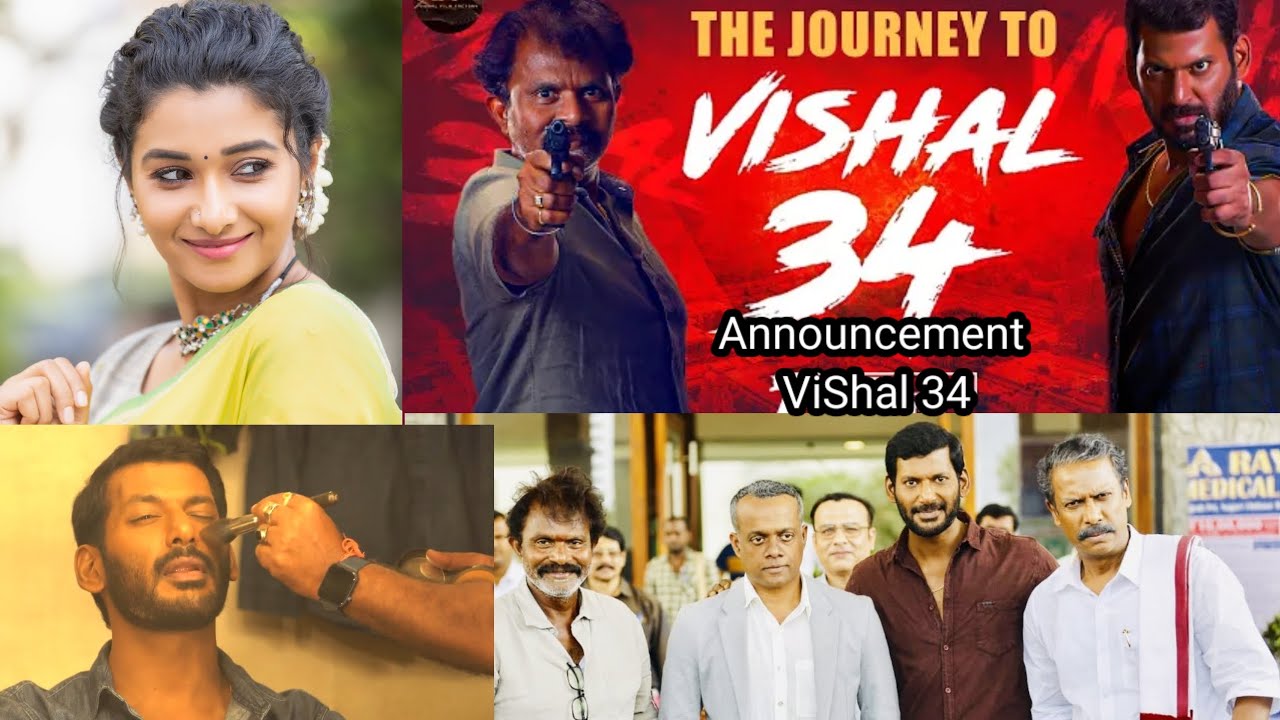 Vishal 34 Movie Announcement | Hari | DSP | Vishal Big Transformation Flim | Priya Bhavani ...