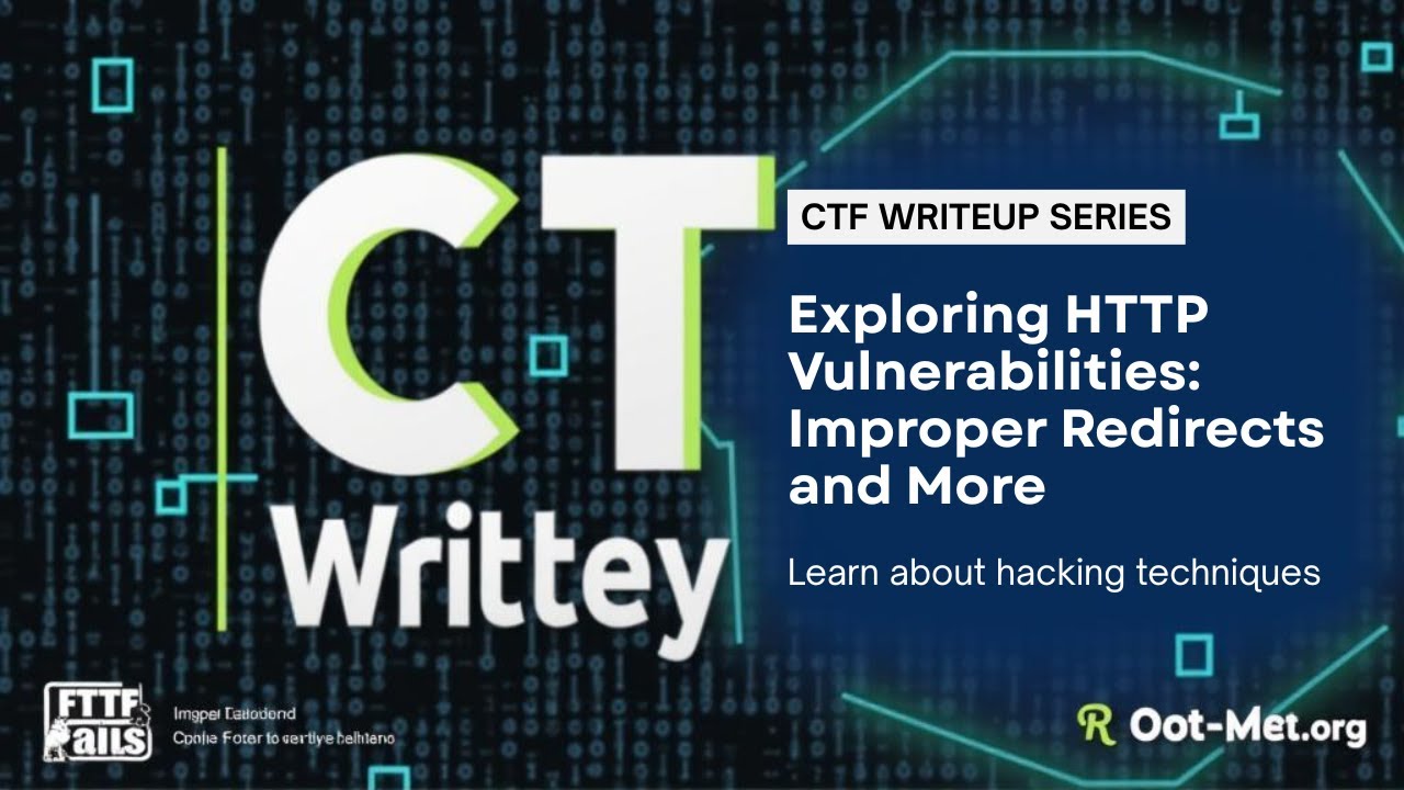 Tutorial Root-Me (5): Web - Server : HTTP - Improper redirect, HTTP - Verb tampering, Install ...