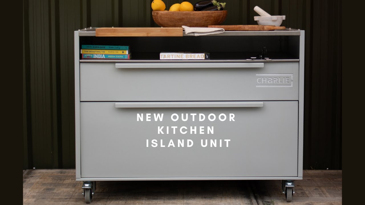 Introducing the new Charlie outdoor kitchen island unit - YouTube