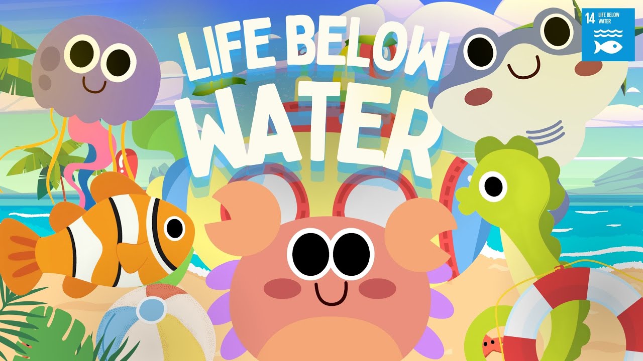 Sustainable Development Goals #14 - Life Below Water | 2D Animasi ...