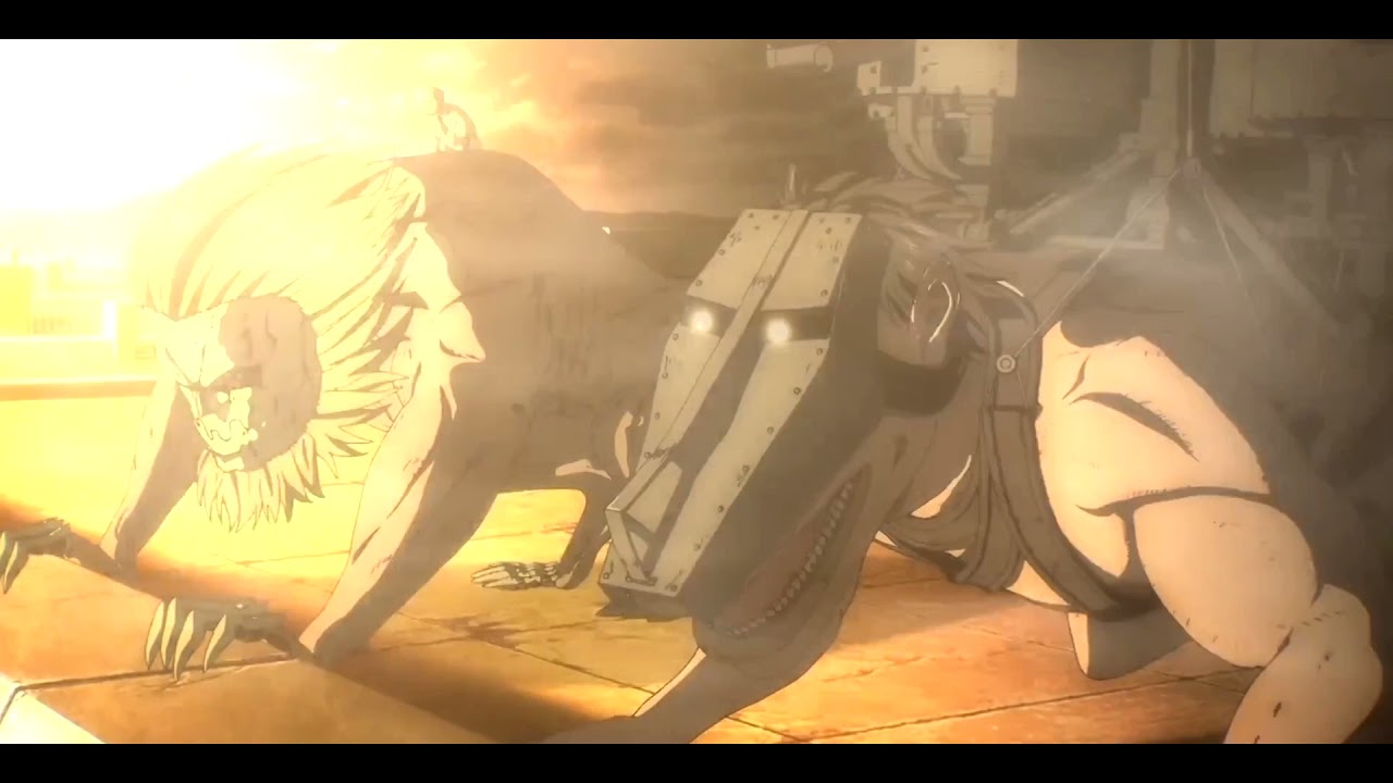 Attack on Titan - Cart titan speaking (Pieck) - ENG DUB - YouTube