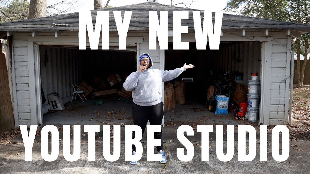 My New YouTube and Art Studio! // 2024 Studio Build - YouTube