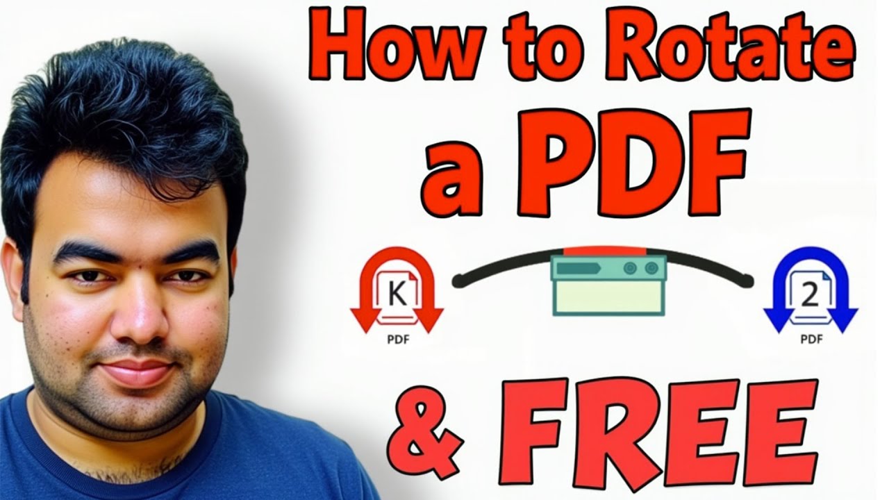 How to rotate a pdf and save it that way without Acrobat Reader FREE ...