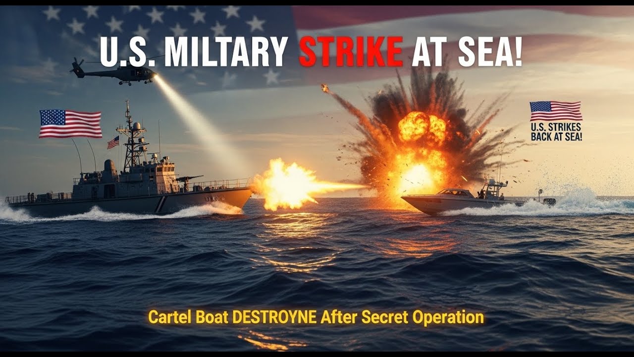 U.S. Navy ATTACKS Cartel Smugglers in Open Ocean | Real Combat Footage ...