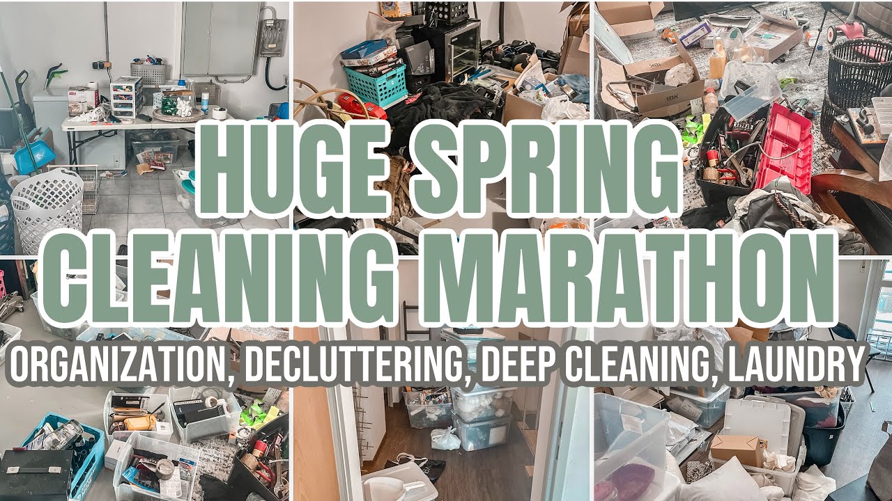 3 HOURS OF WHOLE HOUSE SPRING CLEANING DECLUTTERING AND ORGANIZING ...