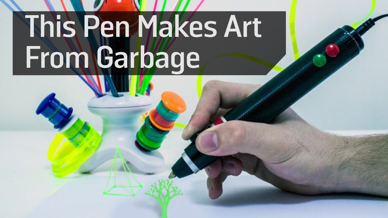 This Pen Makes Art That Is Truly Garbage - YouTube
