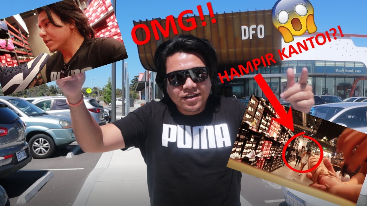 😱HAMPIR KANTOI?!😱 AKU MASUK KEDAI PUMA PAKAI SATU SET PUMA??| BLACK ...