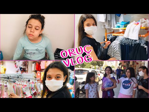 ORUÇ VLOG | 60 GÜN SONRA SOKAĞA ÇIKTIM !!! Kıyafet Alışverişi Yaptım :)