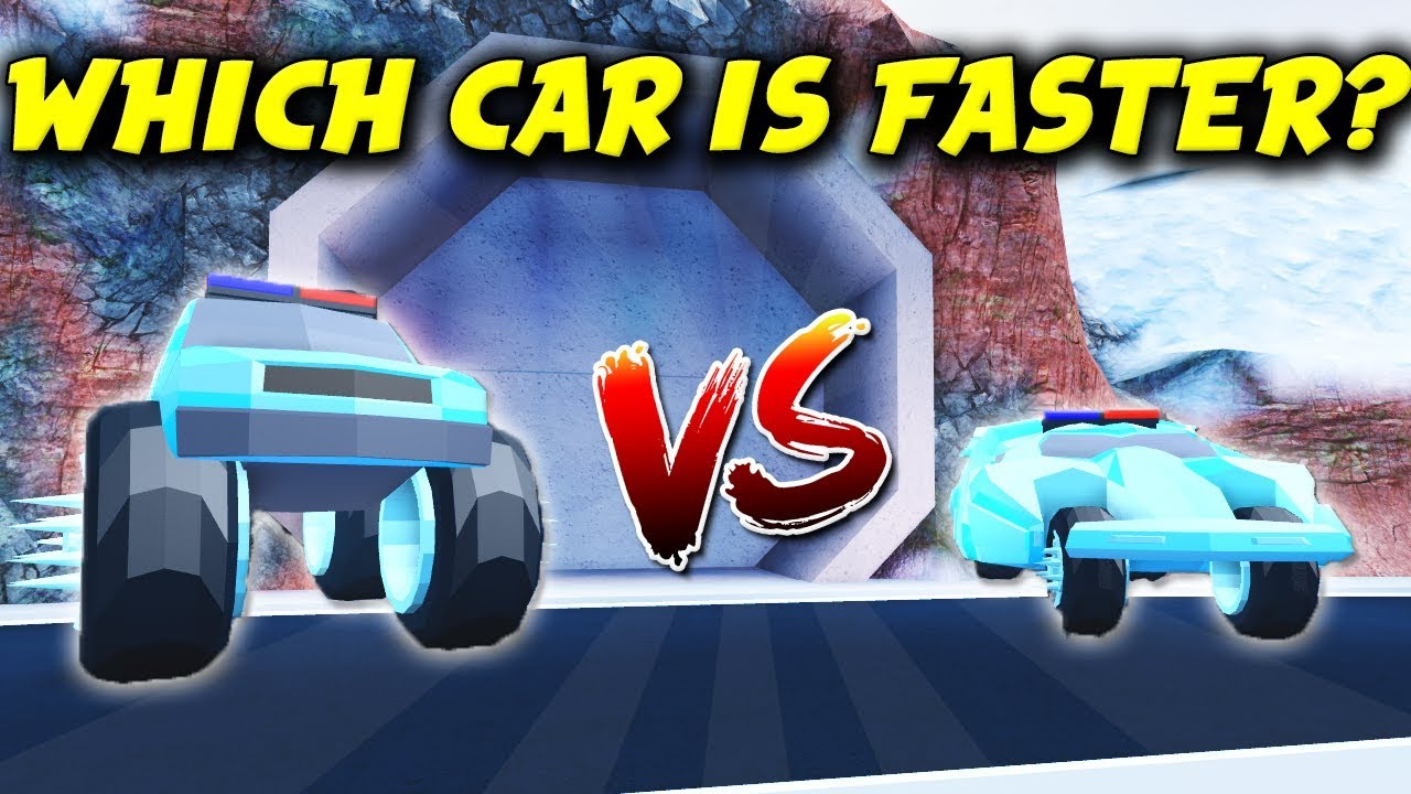 BATMOBILE IS FASTER THAN MONSTER TRUCK?! | Roblox Jailbreak Vehicle ...