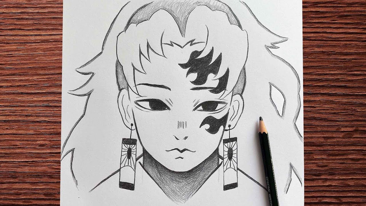 How to draw Yoriichi | Easy anime sketch - YouTube