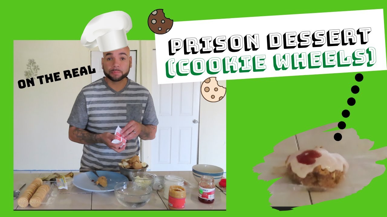 Making prison cookie wheels - YouTube