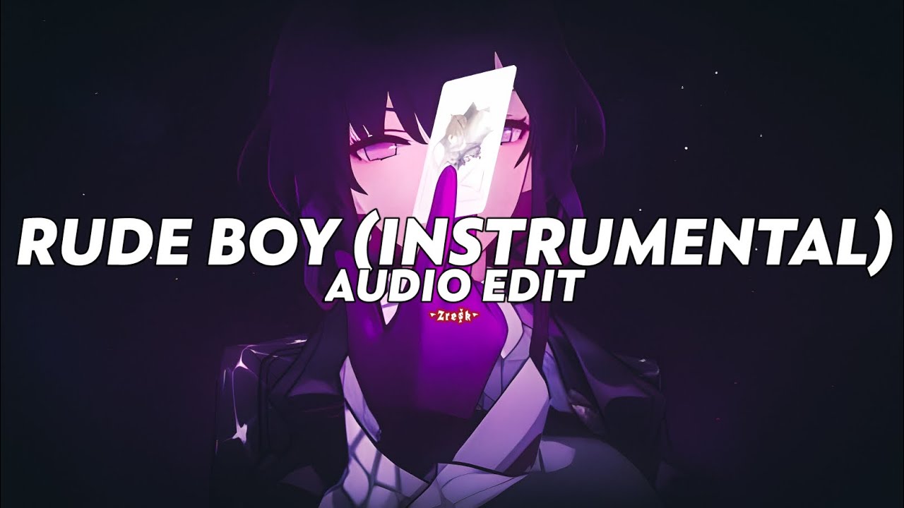 rude boy (tiktok version/instrumental)「rihanna」| edit audio - YouTube