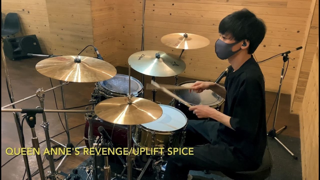 【UPLIFT SPICE/Queen Anne's Revenge】Drum cover 完コピ - YouTube