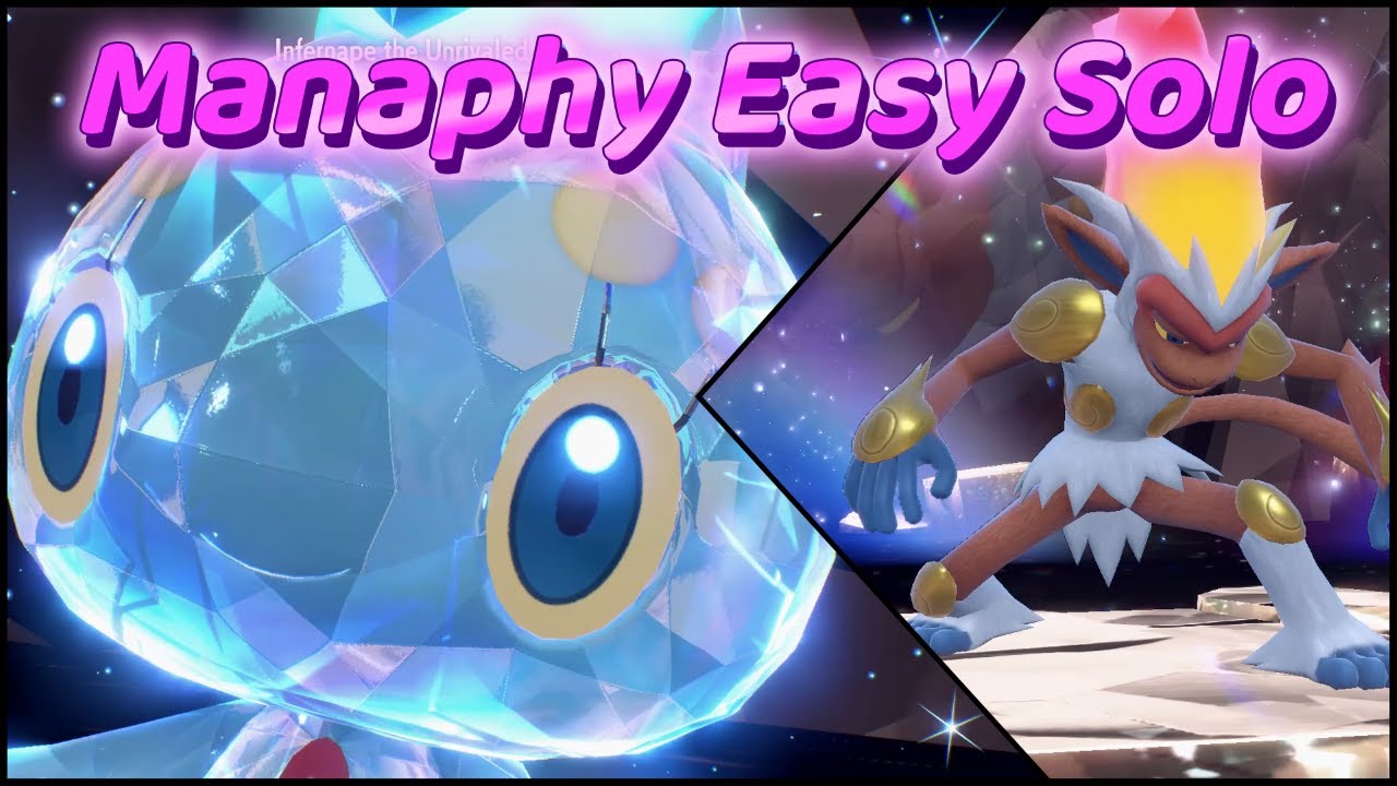 Amazing Manaphy Build to Easily Solo 7 Star Infernape Tera Raid - YouTube