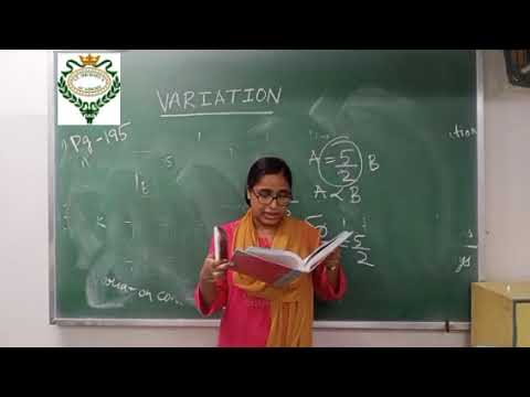 Class-10 Variation (part-1) - YouTube