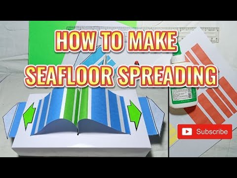 HOW TO MAKE SEAFLOOR SPREADING MODEL - YouTube
