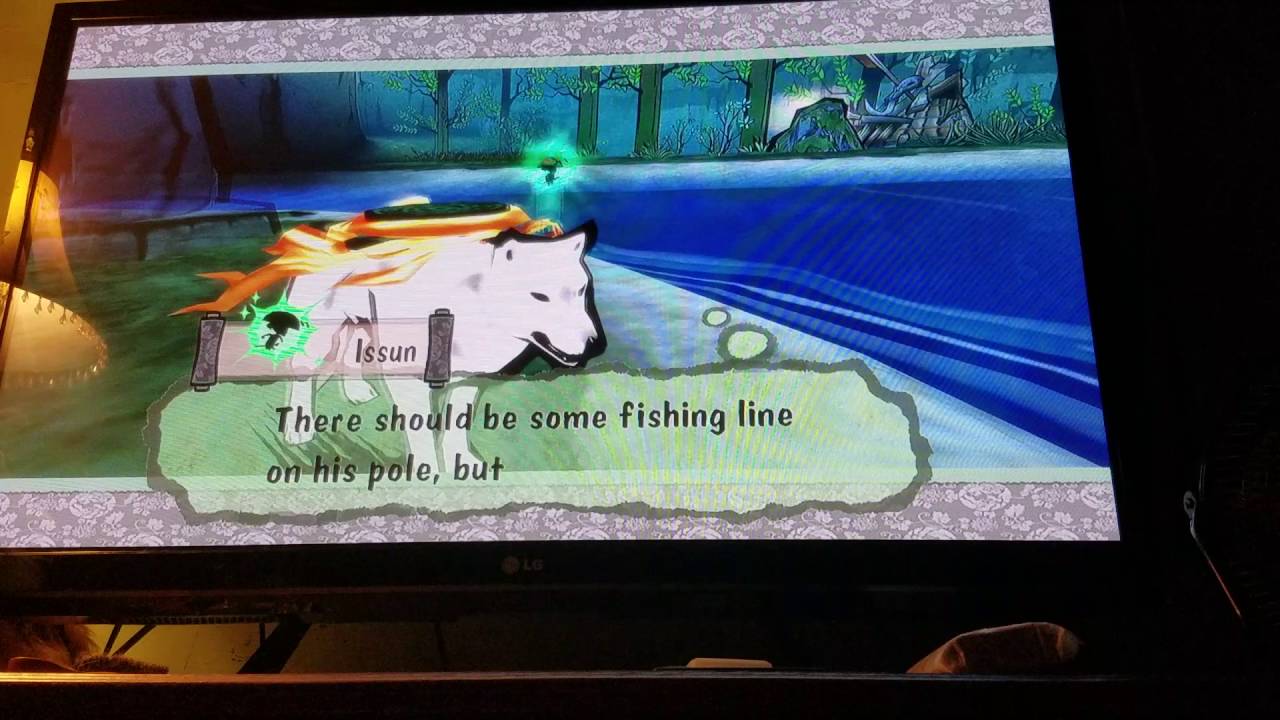 Okami HD: Fishing for key - YouTube