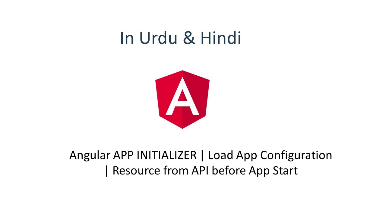 Angular APP INITIALIZER | Load App Configuration from API before App ...
