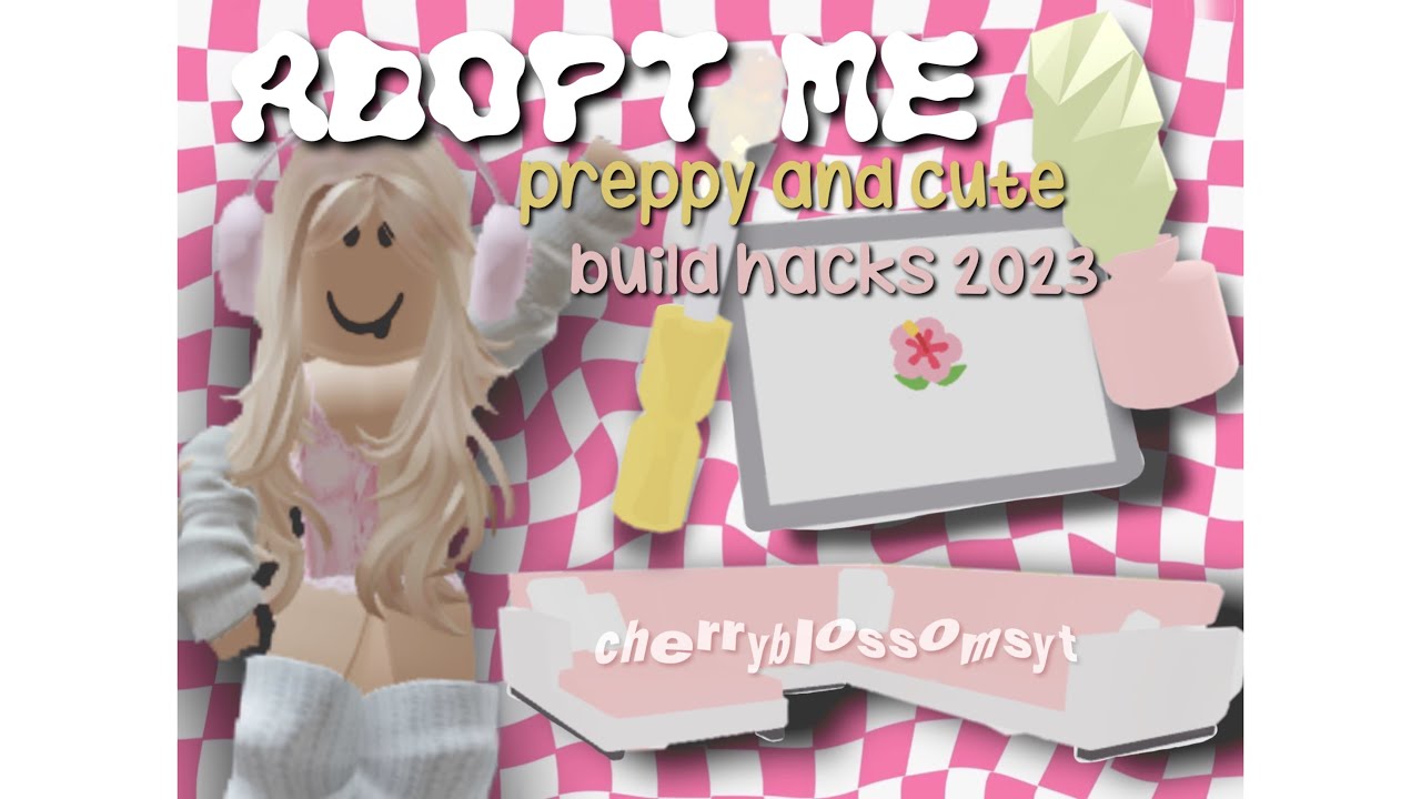 PREPPY AND CUTE build hacks in ADOPT ME 2023 - YouTube