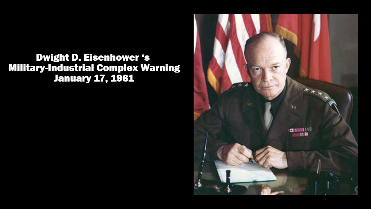 Dwight D. Eisenhower WARNS of Military-Industrial Complex (Audio ...