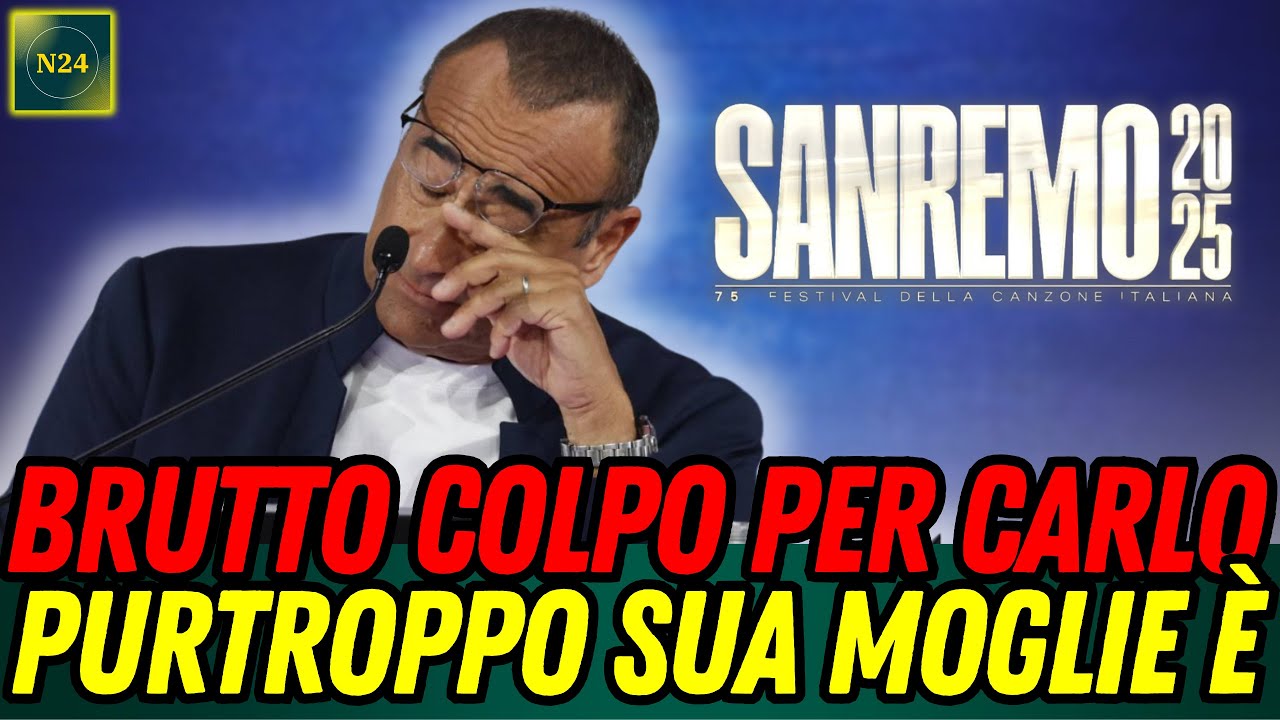 🟥SANREMO SHOCK: IL GESTO DI CARLO CONTI A FINE PUNTATA! PURTROPPO ORA ...