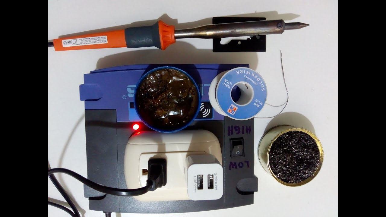 Temp Control for AC Soldering Iron - YouTube