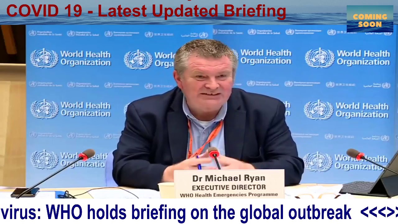 Dr Mike Ryan, head of the WHO emergencies programme, said the pandemic ...