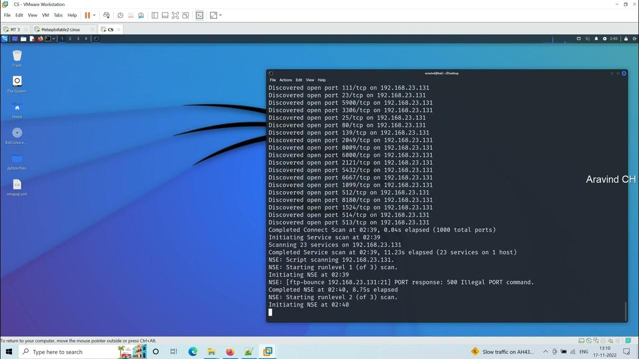 how to take nmap scan output in xml and text format in Kali Linux - YouTube