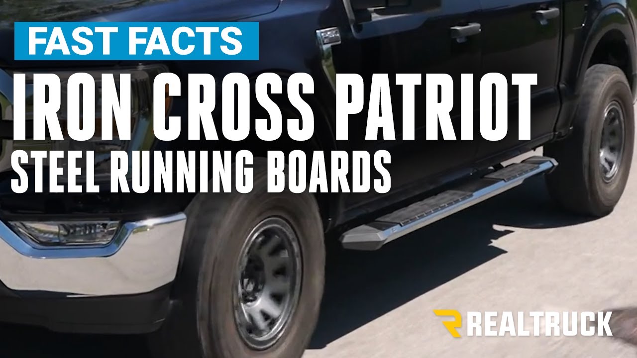 Iron Cross Patriot Steel Running Boards Fast Facts - YouTube