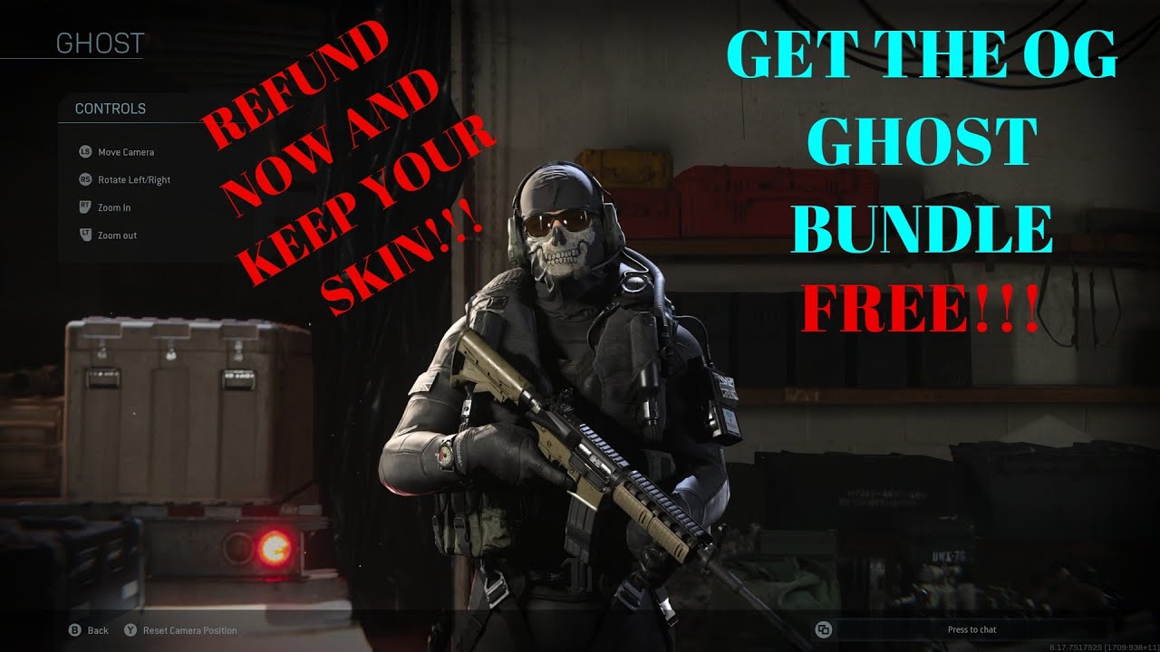 Modern Warfare - Get The OG Ghost Bundle For FREE!!! - YouTube