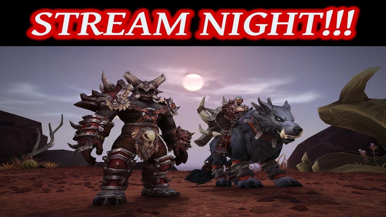 🔴Live Stream🔴Leveling my Mag'har Orc Hunter ! (ewwwwww horde, lol ...