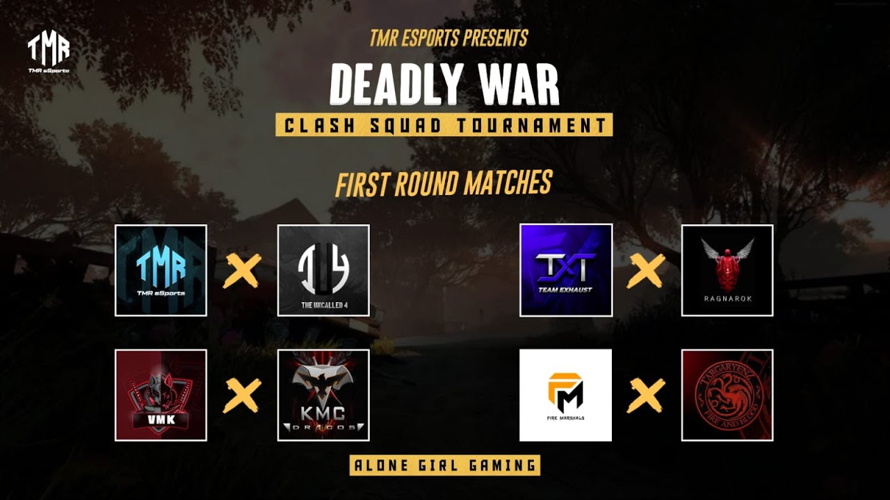 TMR ESPORTS PRESENTES DEADLY WAR SEASON 10 CS TOURNAMENT🔥NATTURAJAV VS ...