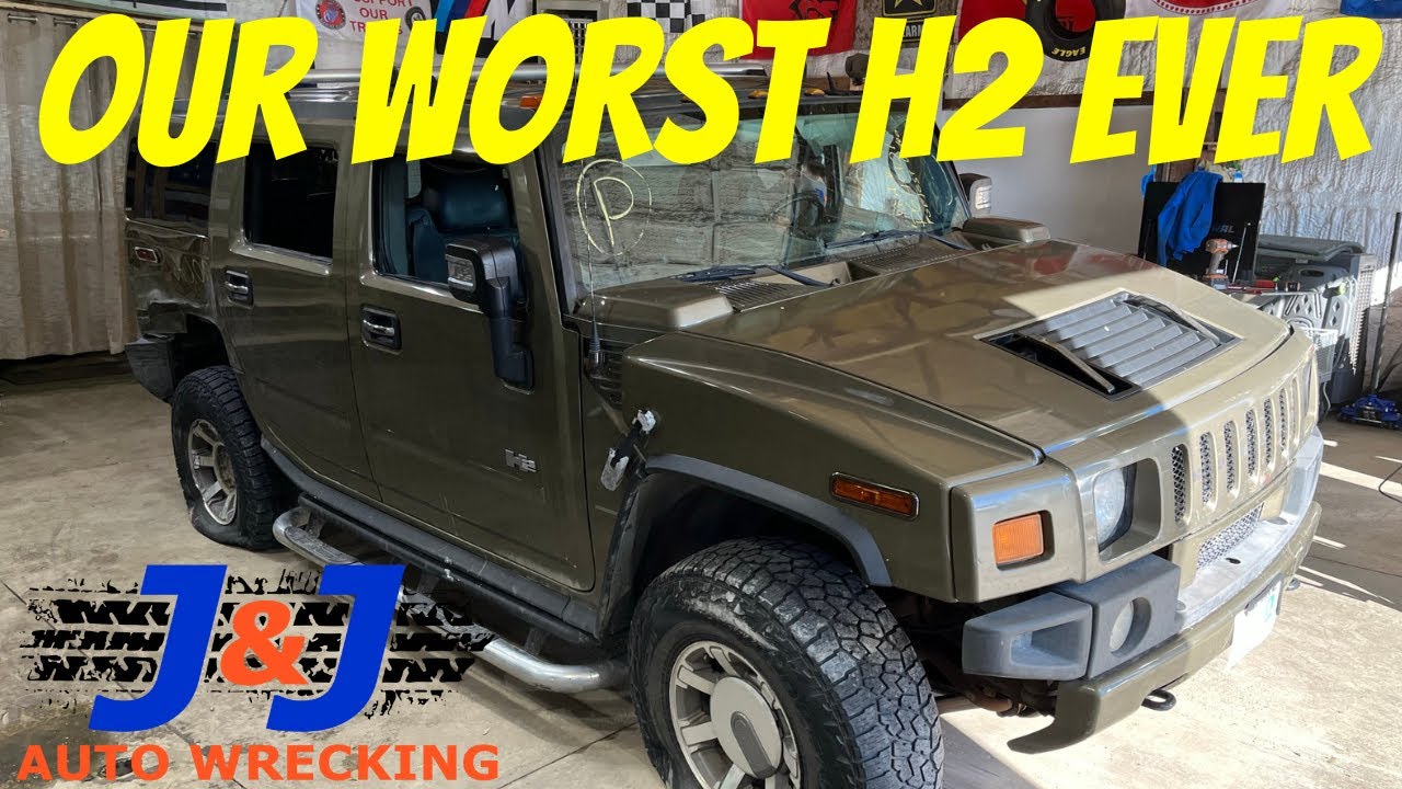 Our WORST Hummer H2 EVER.... by FAR: J & J Auto Wrecking Test Video ...