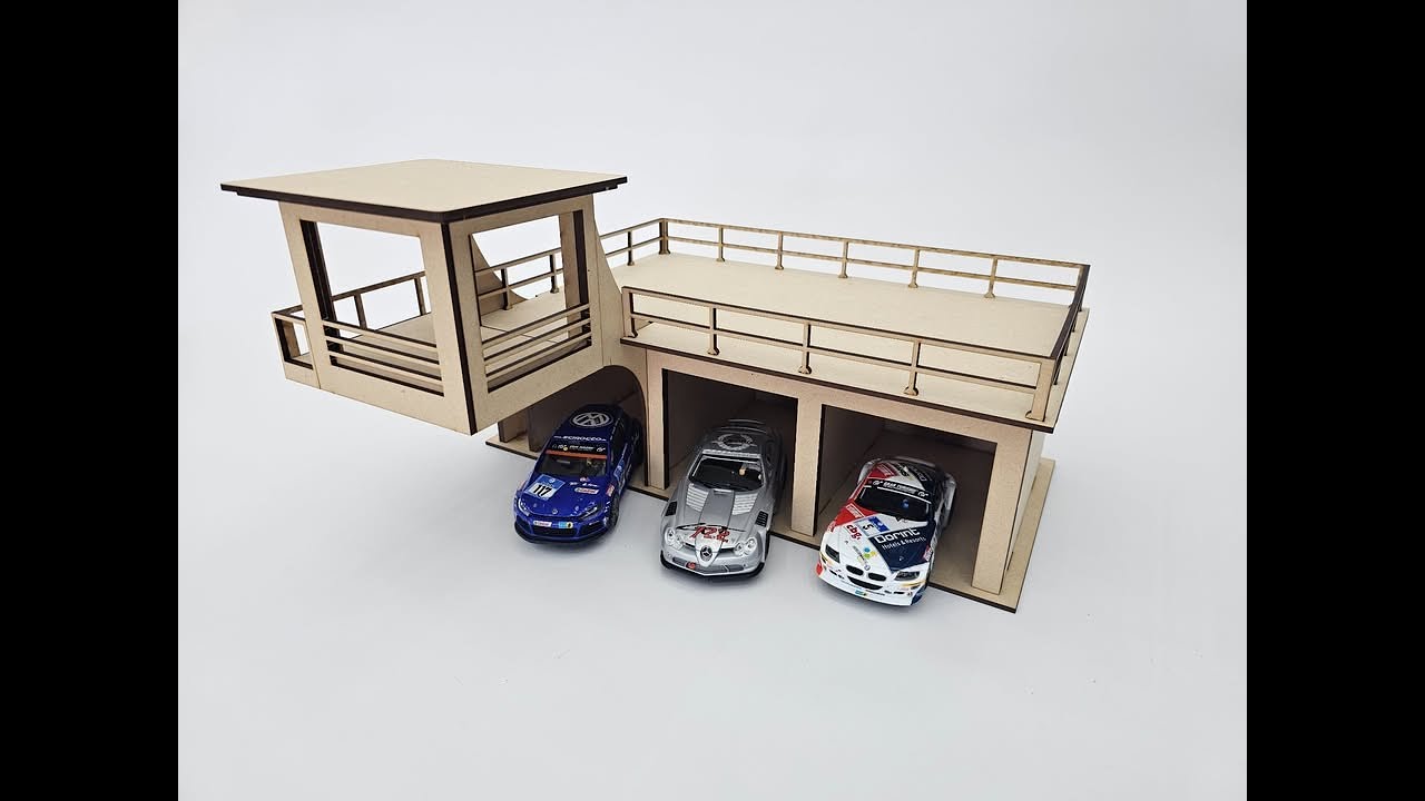 Offset Overhanging Pit Box Control Tower Assembly Video - YouTube