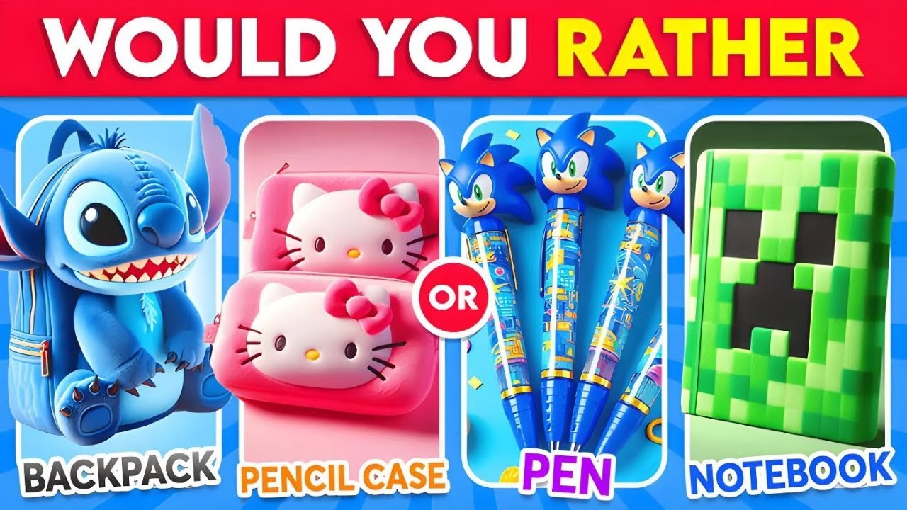 Choose Your School Supply Edition! 📚 ️ 🎒 - YouTube