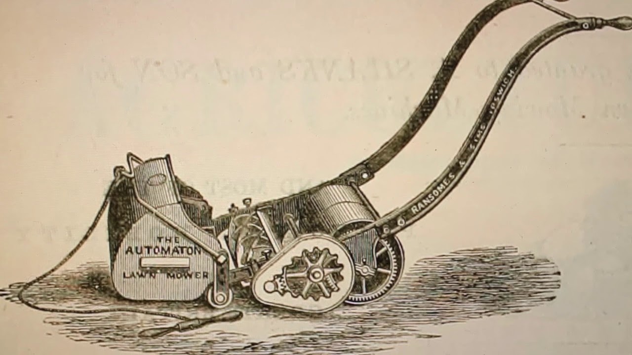 Brief History of the Lawn Mower - YouTube