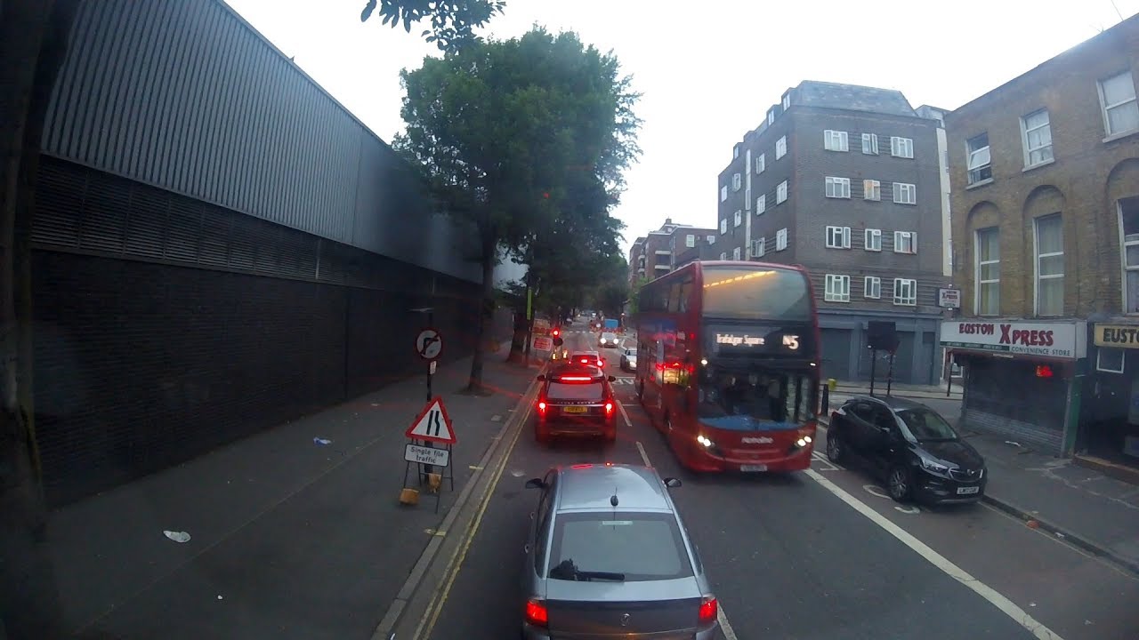 N5 Bus Route Visual: Trafalgar Square - Edgware - YouTube